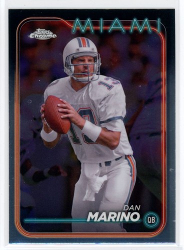 2024 Topps Chrome Dan Marino Miami Dolphins #106 | eBay