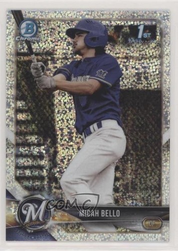 2018 Bowman Draft Chrome Sparkles Refractor Micah Bello #BDC-111 | eBay