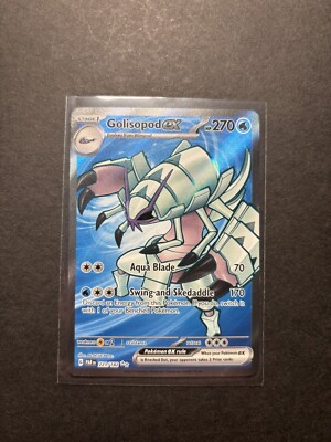 Golisopod Ex 221/182 Ultra Rare Full Art Holo Paradox Rift NM Pokemon ...