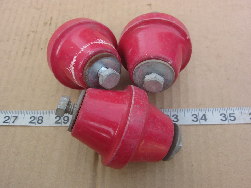 Glastic 2½" Dia, 2¾" Height, ⅜"-16 Thread Stand Off Insulator Isolator ...