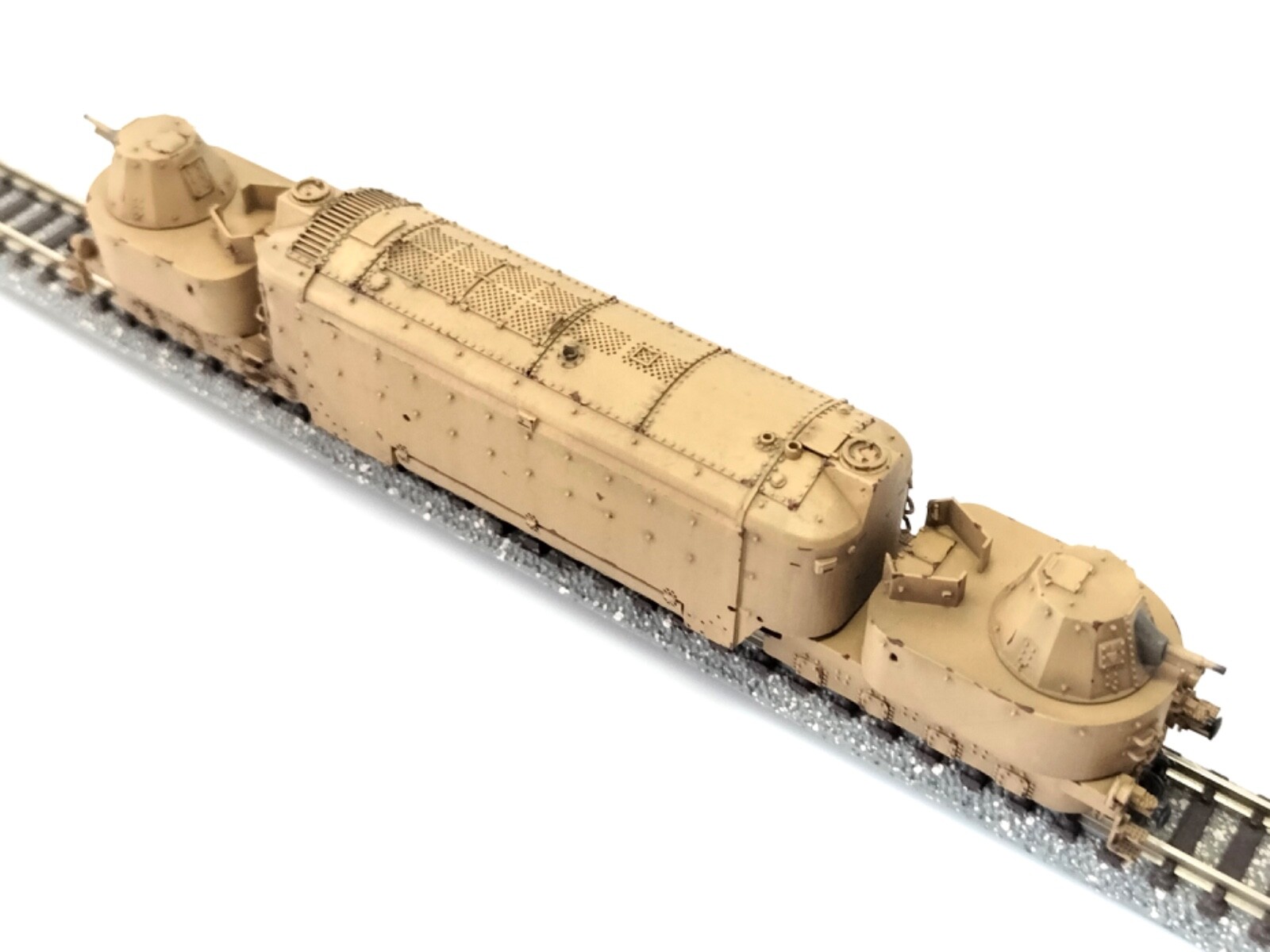 N Scale Panzertriebwagen Nr.16 PzTrWg German Heavy Armored Train Kit ...