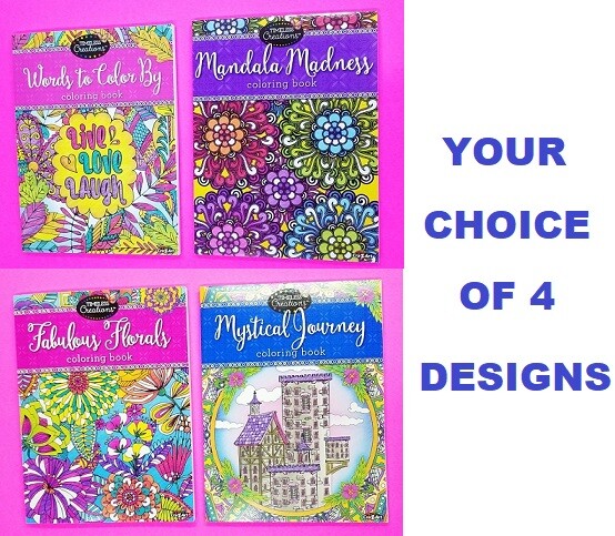 Cra-Z-Art Timeless Creations Coloring Book Kids Adults Floral Relax ...