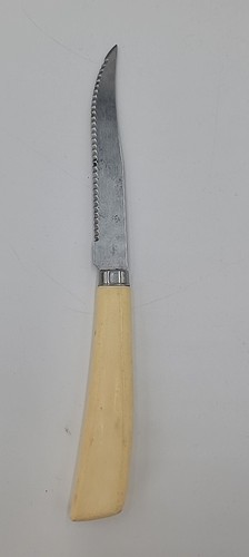 Vintage Quikut Steak Knife Stainless w/ Cream Handle | eBay