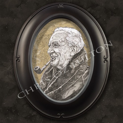 Lord Of The Rings Hobbit Tolkien Movie Framed Art Print Chris Oz Fulton ...