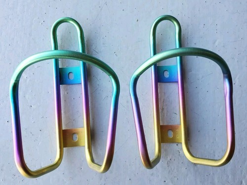 2 King Cage Titanium Bottle Cage Custom Anodized By Agave Anodizing | eBay
