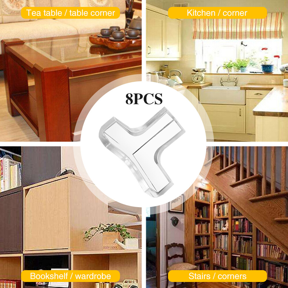 Table Edge Corner Protector Furniture Soft Silicone Cupboard Baby ...
