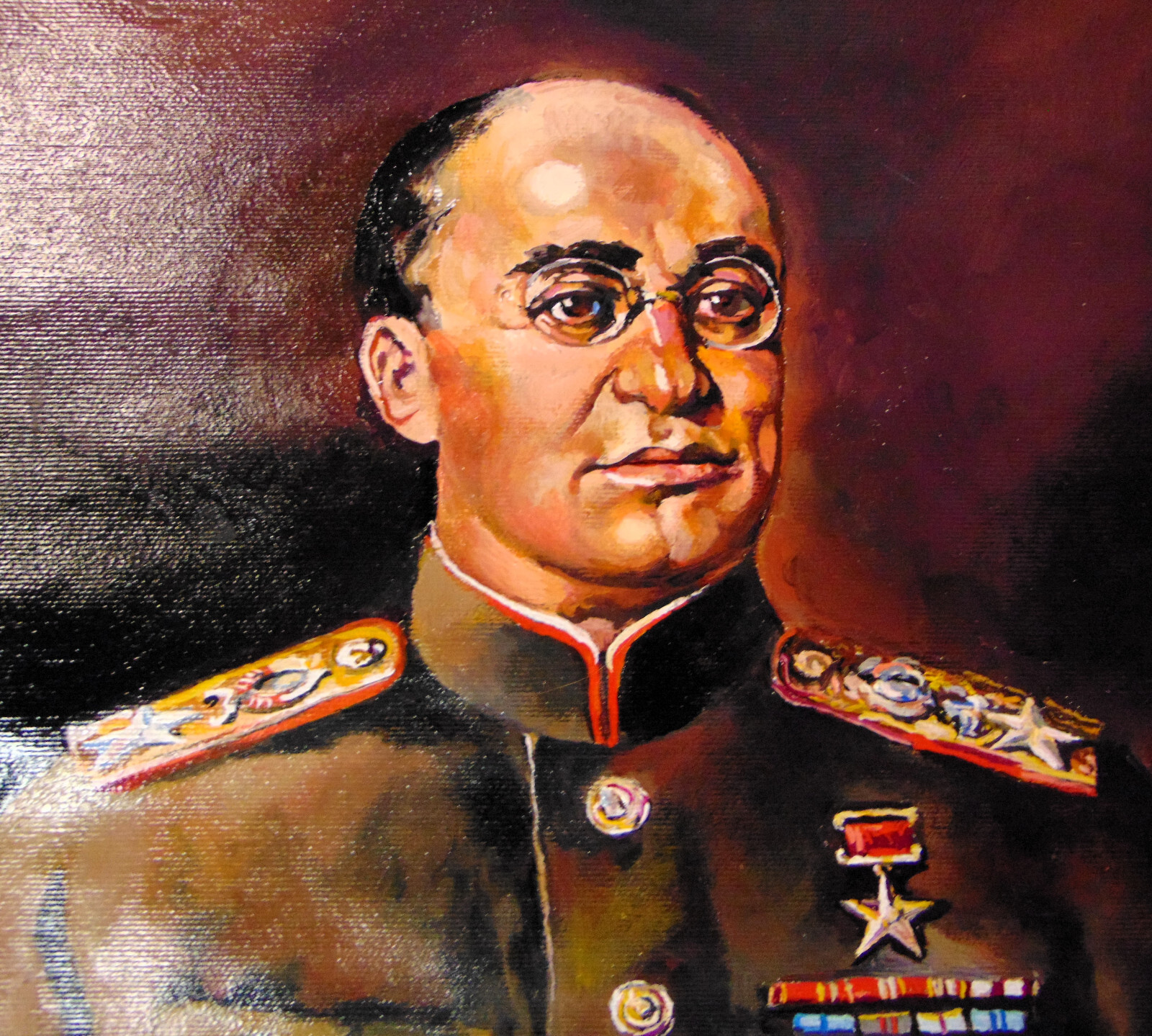 Soviet NKVD Chief Beria Portrait Modern Ukrainian Print 13x16” Like Oil ...