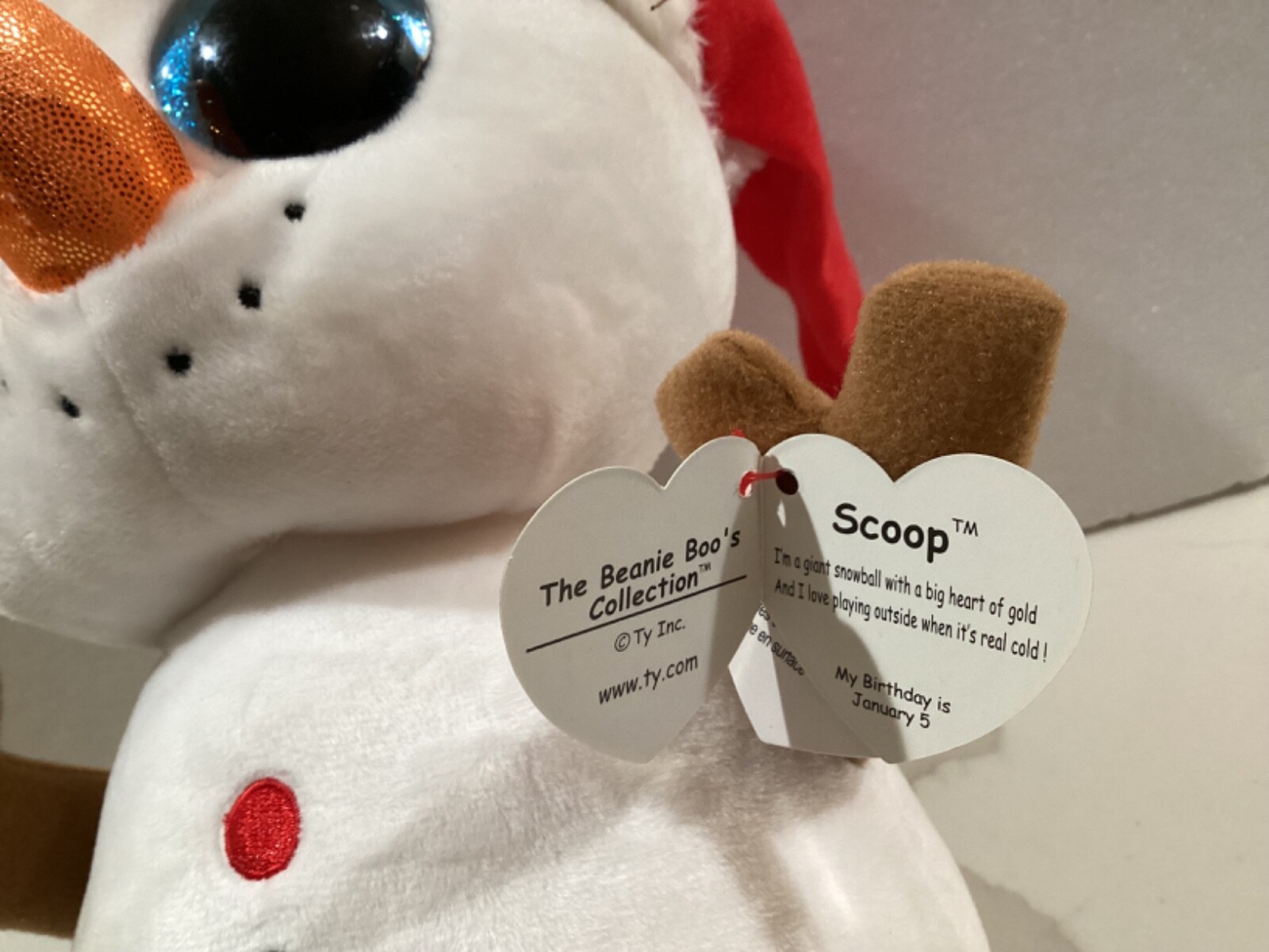 Ty 2016 SCOOP the Snowman Beanie Boo Buddy - 9” NEW | eBay