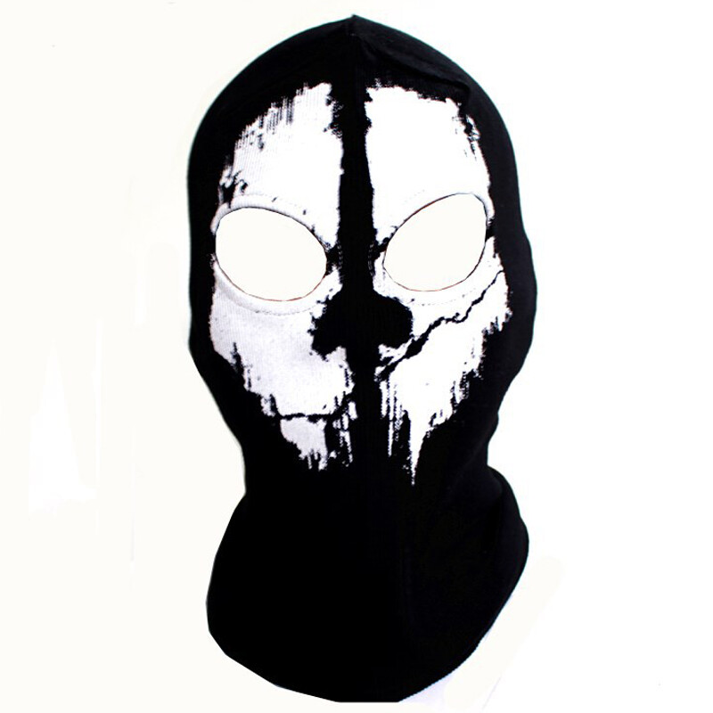 Hunting Balaclava Army Military SWAT Gear Ghost Print Face Mask ...