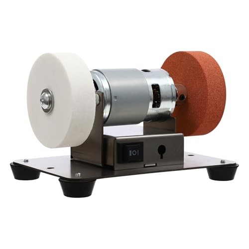 Electric Benchtop Grind Sander Adjustable Variable Speed Table Grinding ...