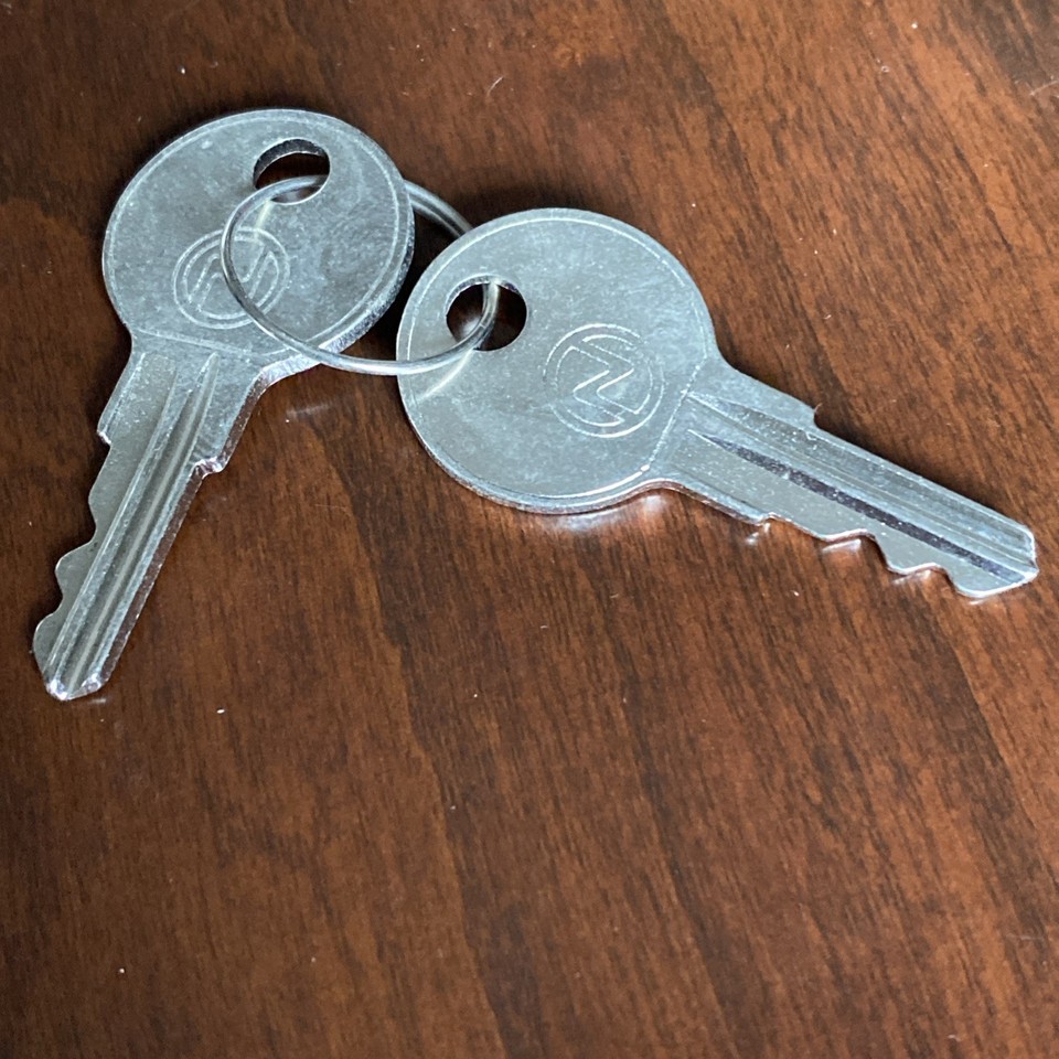 Notifier Fire Alarm Panel / Pull Station 17021 Keys - Chrome - LOT OF 2 ...