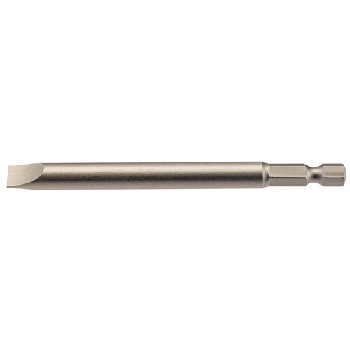 Draper Plain Slot Screwdriver Bit 8Mm 1/4" Hex 100Mm Long (Pack Di 1 ...