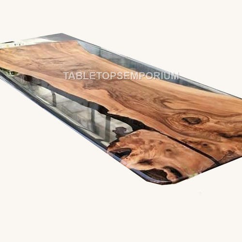 Epoxy Table, dining, sofa, center table top Acacia Wooden Tables ...