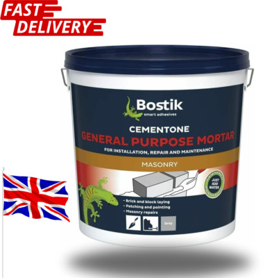 Bostik Cementone General Purpose Mortar, Pre-Mixed, Easy to Use, For ...