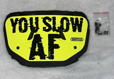 Battle Sports “You Slow Af” Backplate Football New | eBay