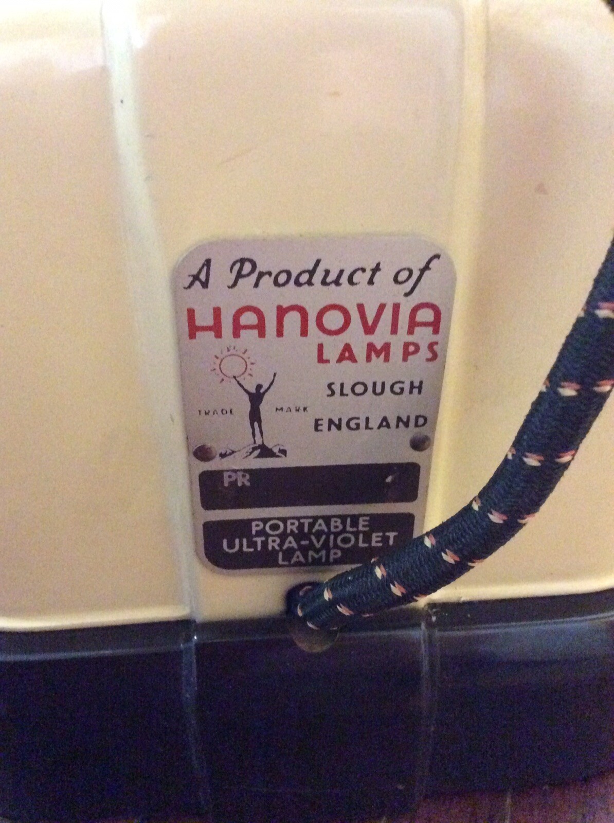 1940s Hanovia Lamps Medical Grade Portable UV Heat Lamp | eBay UK