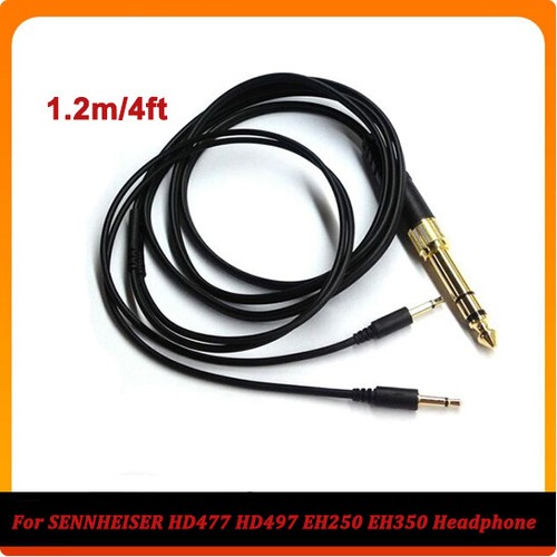 1.2m/4ft Audio Cable For SENNHEISER HD477 HD497 EH250 EH350 Headphone ...