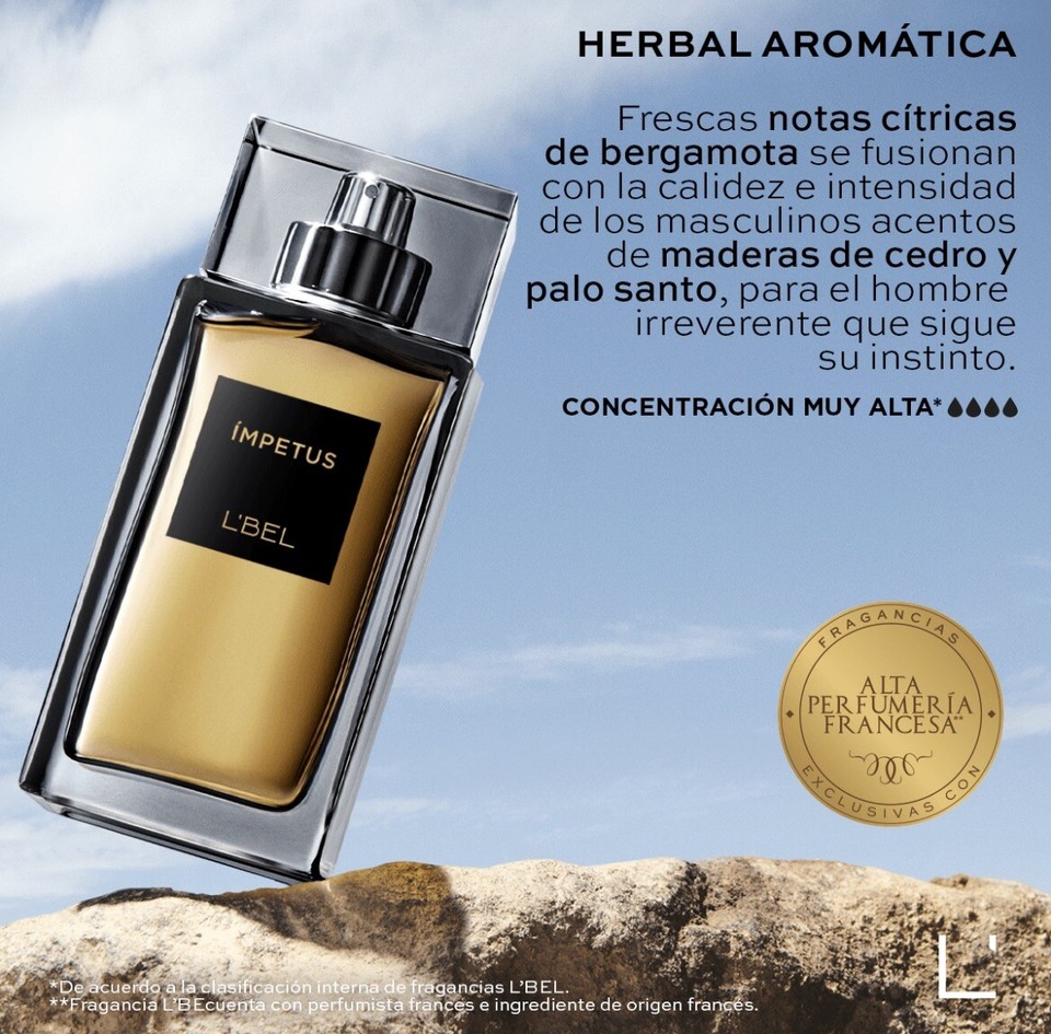 L’bel Impetus Perfume de L’BEL Para EL. 3.3 oz Lbel Esika Cyzone For Him | eBay