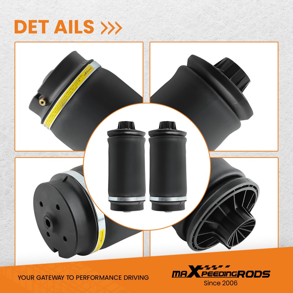Rear X2 L/R Air Shock Absorber Spring Bag for Mercedes Benz ML500 ...
