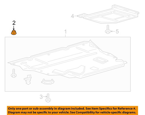 FORD OEM 15-23 Aviator Rear Bumper Bumper Components-Support Clip ...