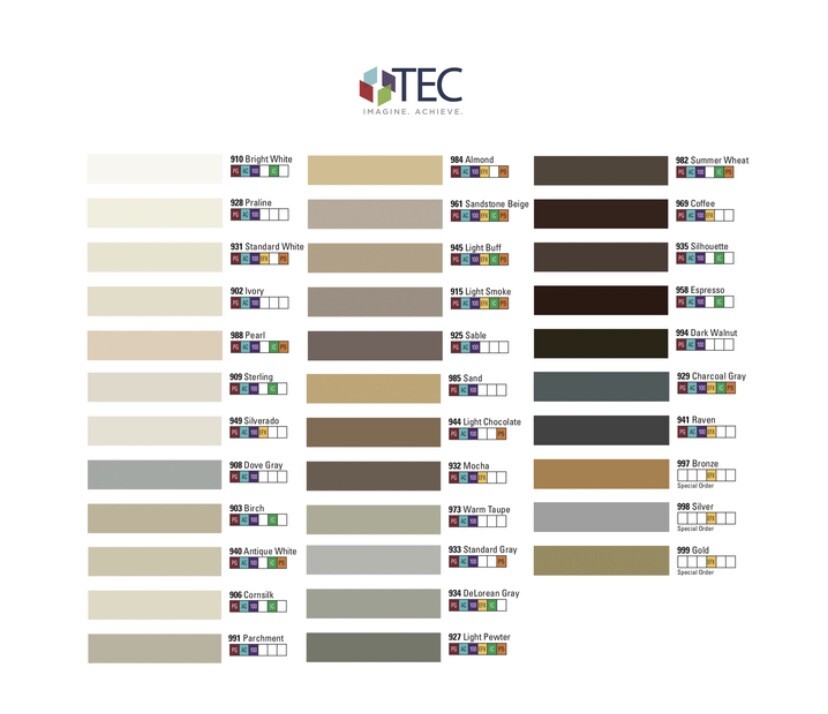 TEC AccuColor - Siliconized Sanded Acrylic Caulk - Tec Caulking - Free ...