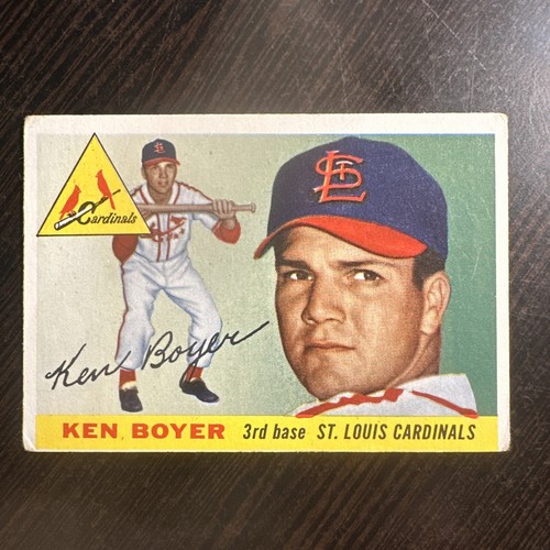 1955 TOPPS #125 KEN BOYER RC CARDINALS VG OR BETTER *Hot Corner Vintage ...