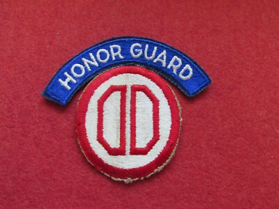 WWII US ARMY 31ST INFANTRY DIVISION PATCH with honor guard tab | eBay