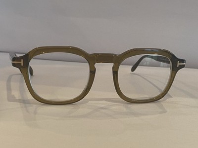 Tom Ford TF5836-B Eyeglasses Olive / Tortoise 49-22 Made in Italy | eBay