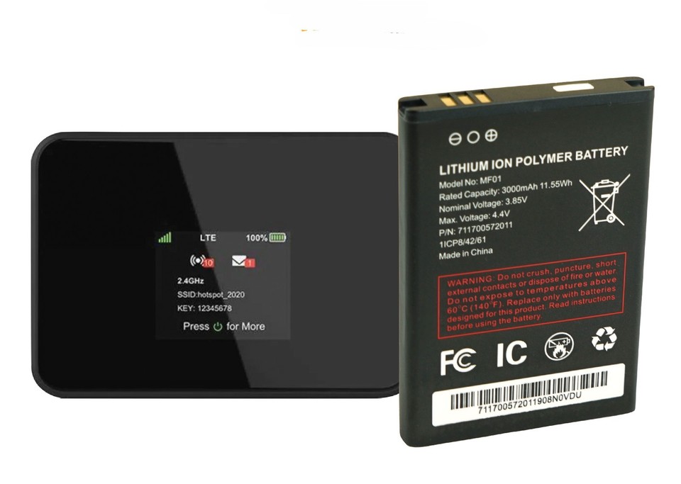 Battery Replacement MF01 For AT&T Turbo Hotspot 2 CT2MHS01 Wifi Mobile ...