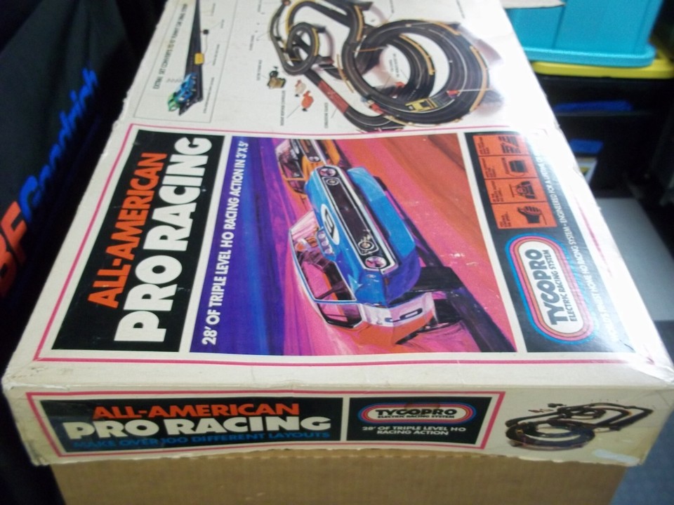 VINTAGE TYCOPRO ALL AMERICAN PRO RACING TRACK #8114 / DRAG STRIP ...