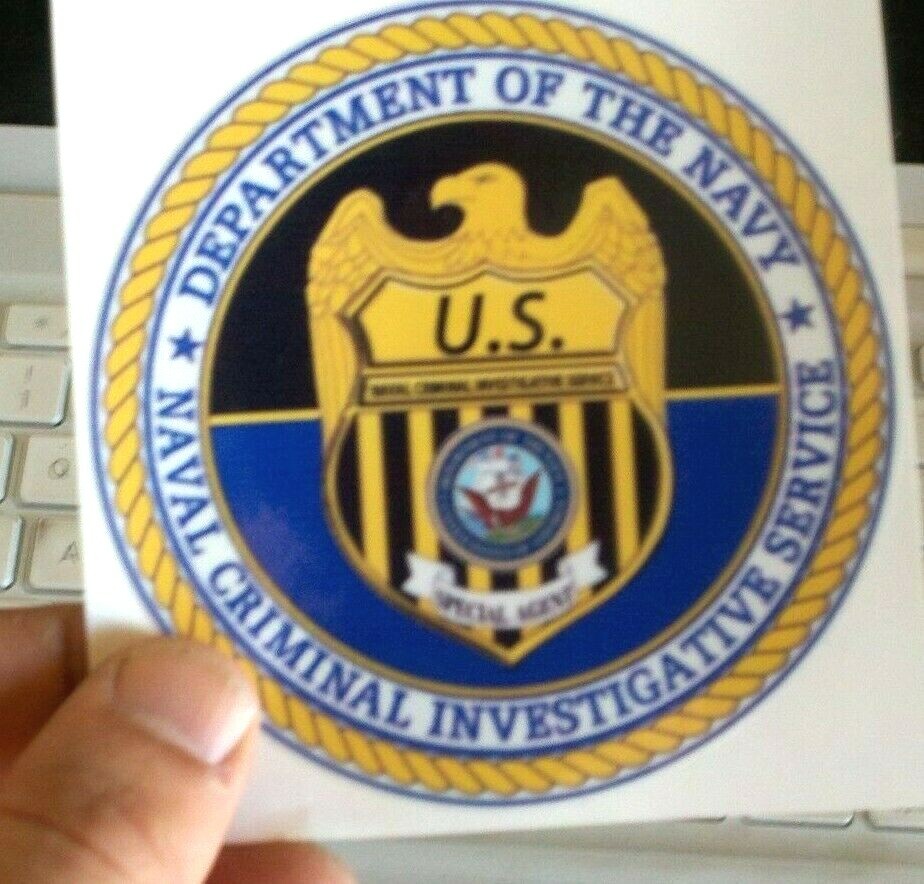 NCIS Sticker Decal Naval Criminal Service Navy Round 4" High Quality | eBay