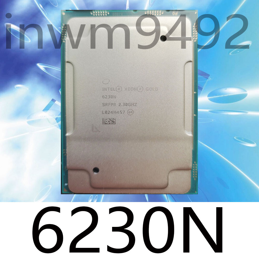 Intel Xeon Gold 6230n Official 20 Core 2.3ghz 40 Thread FCLGA 3647 CPU ...