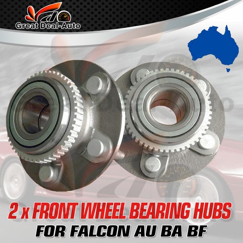 2x Front Wheel Bearing Hub Assembly for Ford Falcon AU BA BF Fairmont ...