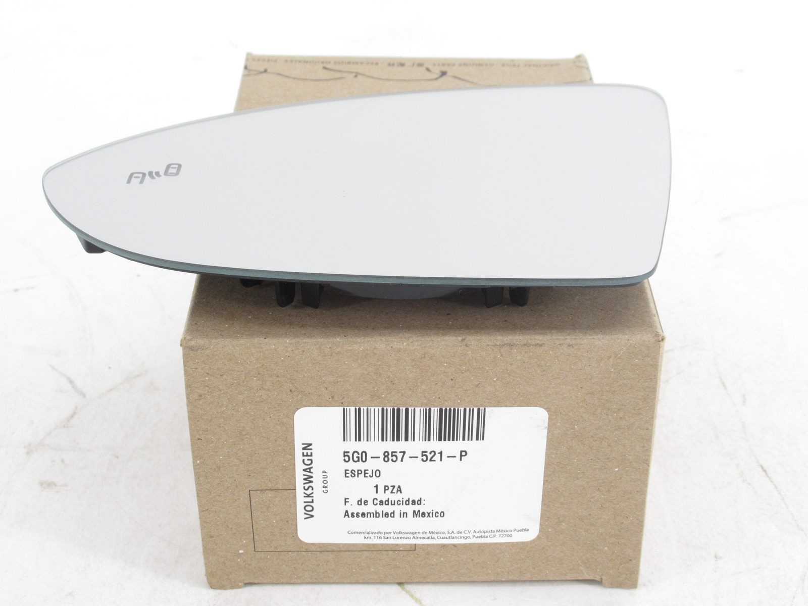 Genuine OEM Volkswagen 5G0-857-521-P Driver Side Mirror Glass | eBay