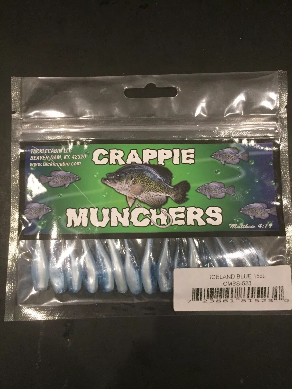 Crappie Munchers 2” 15ct Iceland Blue | eBay