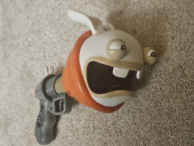 2014 Rabbids Invasion Super Plunger Blaster Toy Sound Gun Nickelodeon ...
