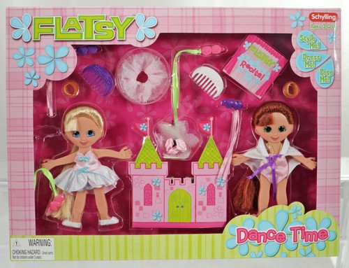 Flatsy Doll Dance Time Set - FLDPS22762 Never Removed from Pack 2010 ...
