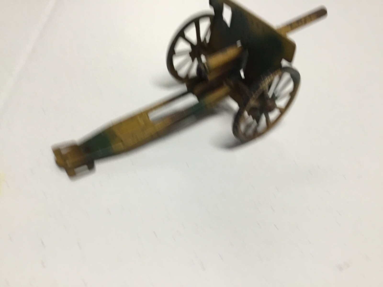 Elastolin Marklin gun MILITARY CANNON METAL TOY RARE soldier howitzer ...