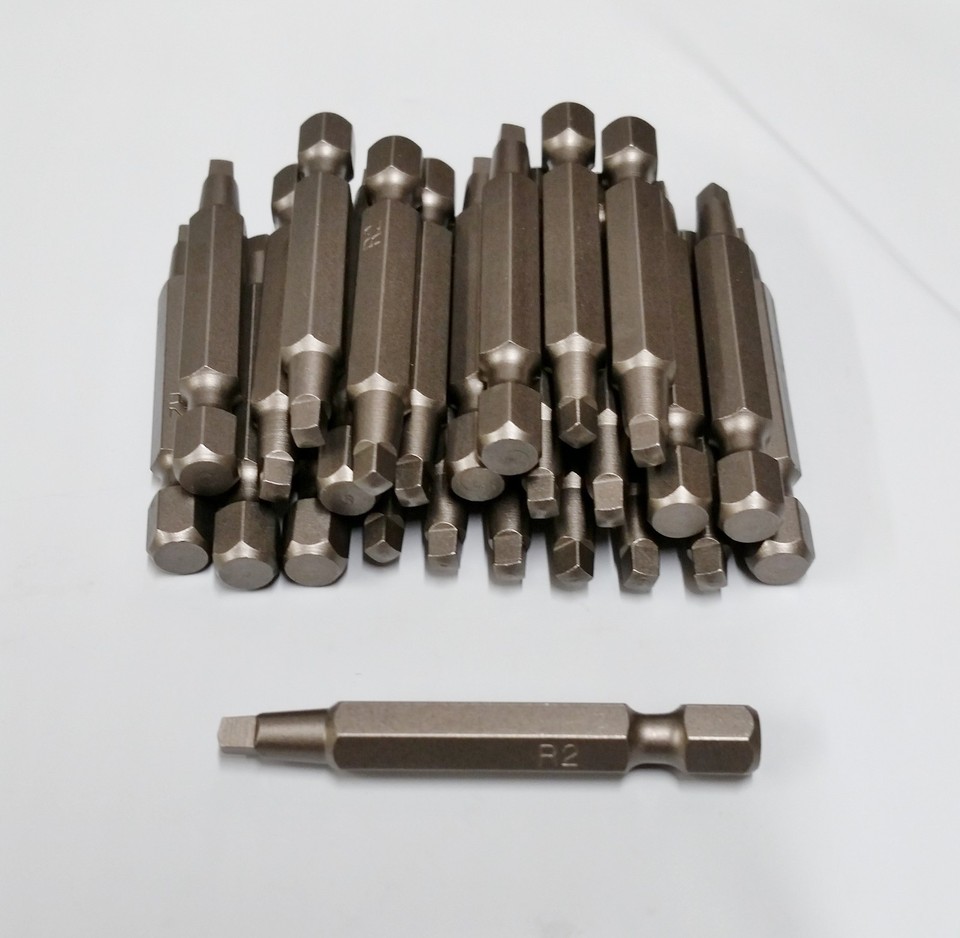 S2 Square Screwdriver / Insert Bits 2", Lot of 50 | eBay