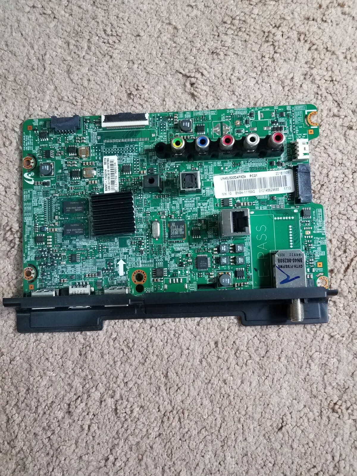 Samsung UN40J520DAFXZA Ver. DA04 Main Board BN94-11169G USED | eBay