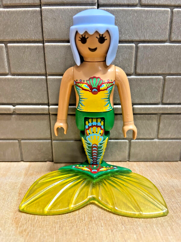 PLAYMOBIL Personnage Sirène des Mers Fée Bébé Fantastique Océan Plage ...