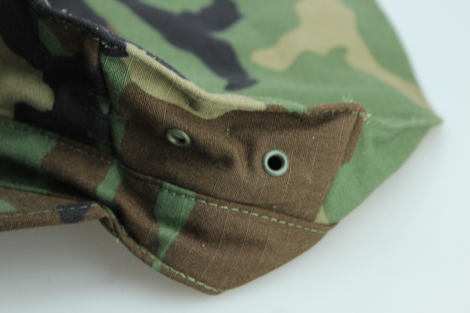 Closeout USMC Marine Garrison Cap 8 Point Utility Woodland w/ EGA - USA ...