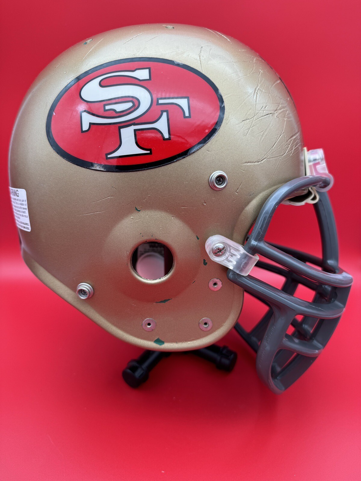 Vintage 1990’s San Francisco 49er's Custom Style Used Air Game Football ...
