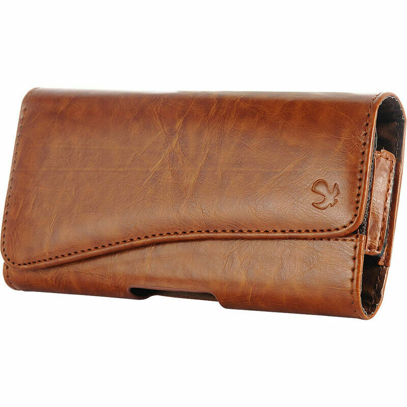 Universal Cell Phones Pouch Case Horizontal PU Leather Holster With ...