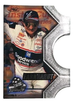 DALE EARNHARDT Nascar Racing RARE 1998 Press Pass Premium DIE-CUT ...