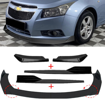 For Chevrolet Chevy Cruze Front Bumper Lip Spoiler Body Kit Splitter ...