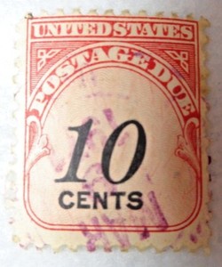 United States 10 Cents Postage Due Stamp | eBay