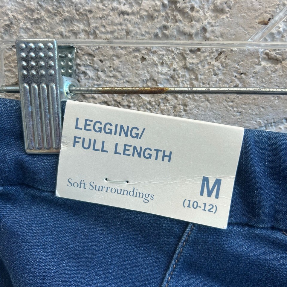 NWT Soft Surroundings Stirrup Stretch Denim Jeans Size Womens Medium | eBay