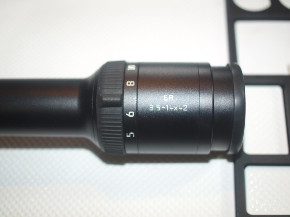Leica ER Rifle Scope 30mm Tube 3.5-14x 42MM Matte Black - IBS Recticle ...