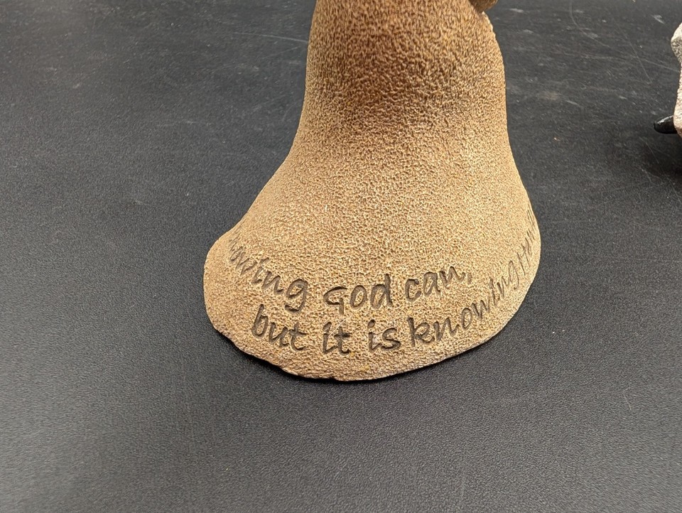 2 Art Stone By Carson Figurines Faith And My Friend Best Friend Gift | eBay